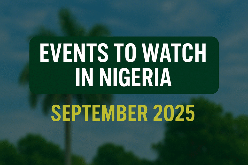 Nigeria in the spotlight: 10 Major high-level events in September 2025 ...